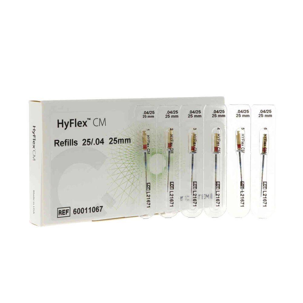 HyFlex CM NiTi file 04/25 25mm 6 x 1 vnt. — LT1