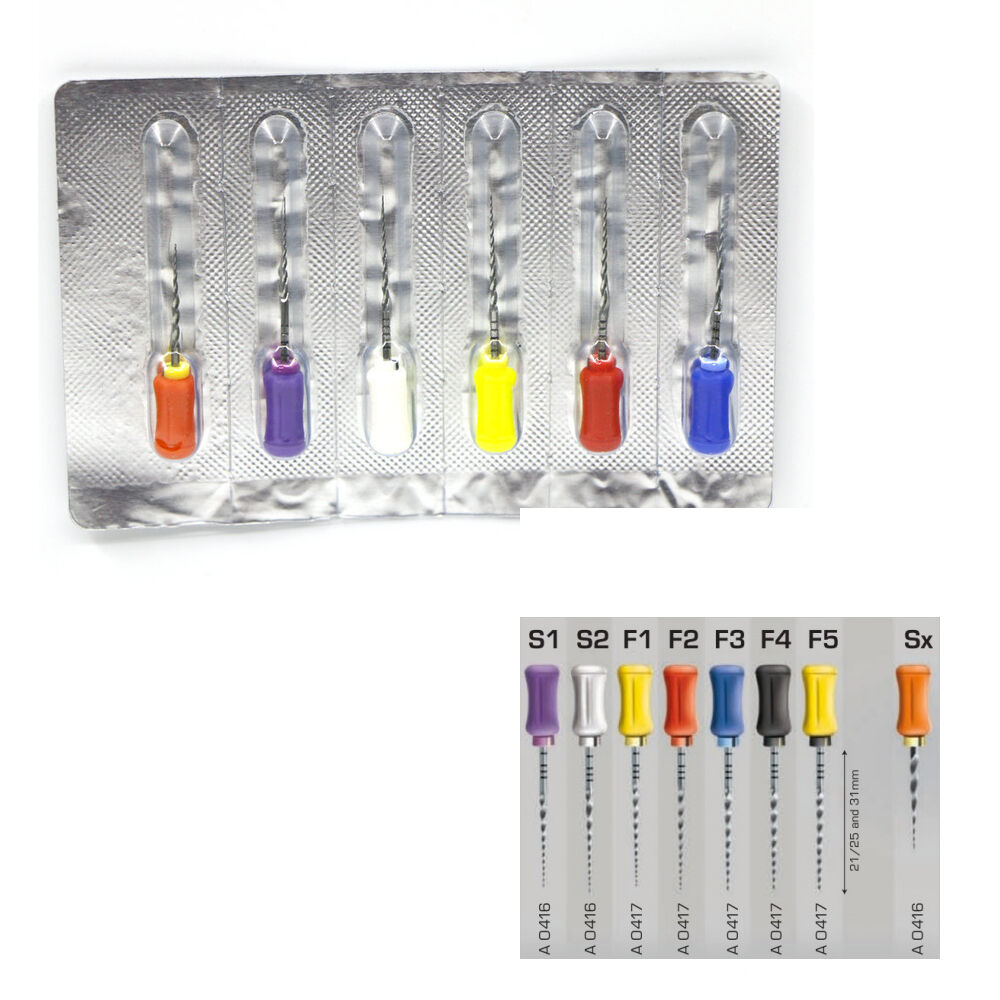 ProTaper rankinis Finishing 21mm/F5 1 x 6 vnt. — LT1