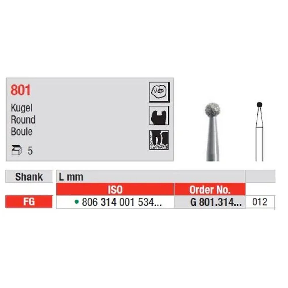 Grąžtas deimantinis FG G801.016 1 x 1 vnt. — LT1