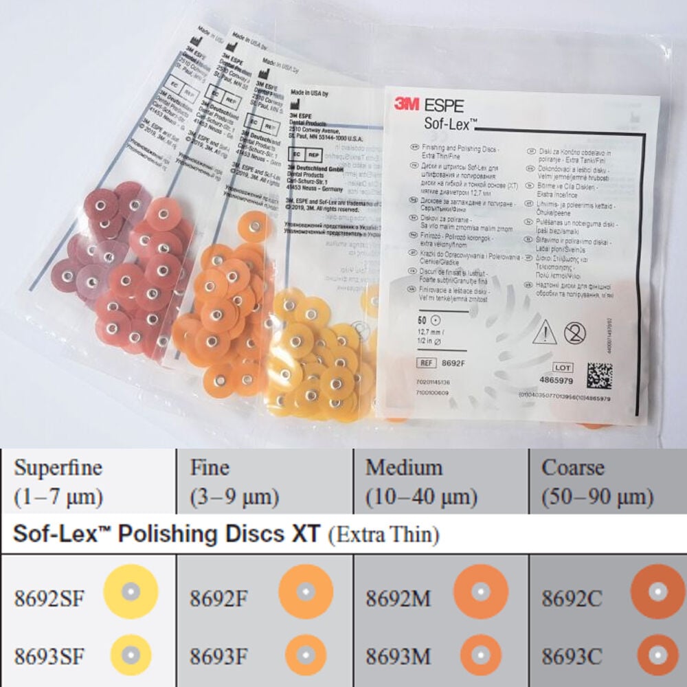 3M Sof-Lex XT 12.7mm C 1 x 50 vnt. — LT1
