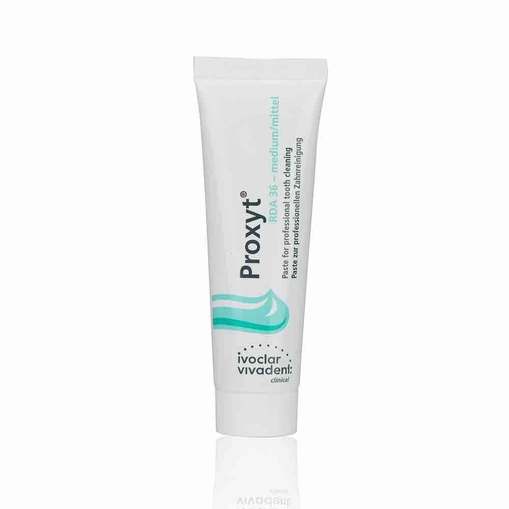 Proxyt poliravimo pasta, RDA 36, vidutinė, žalios sp. 1 x 55 ml — LT1