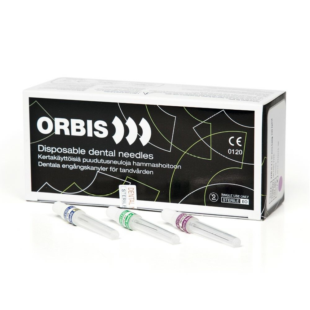 ORBIS adatos karpulinės storos 27G 25mm 1 x 100 vnt. — LT1