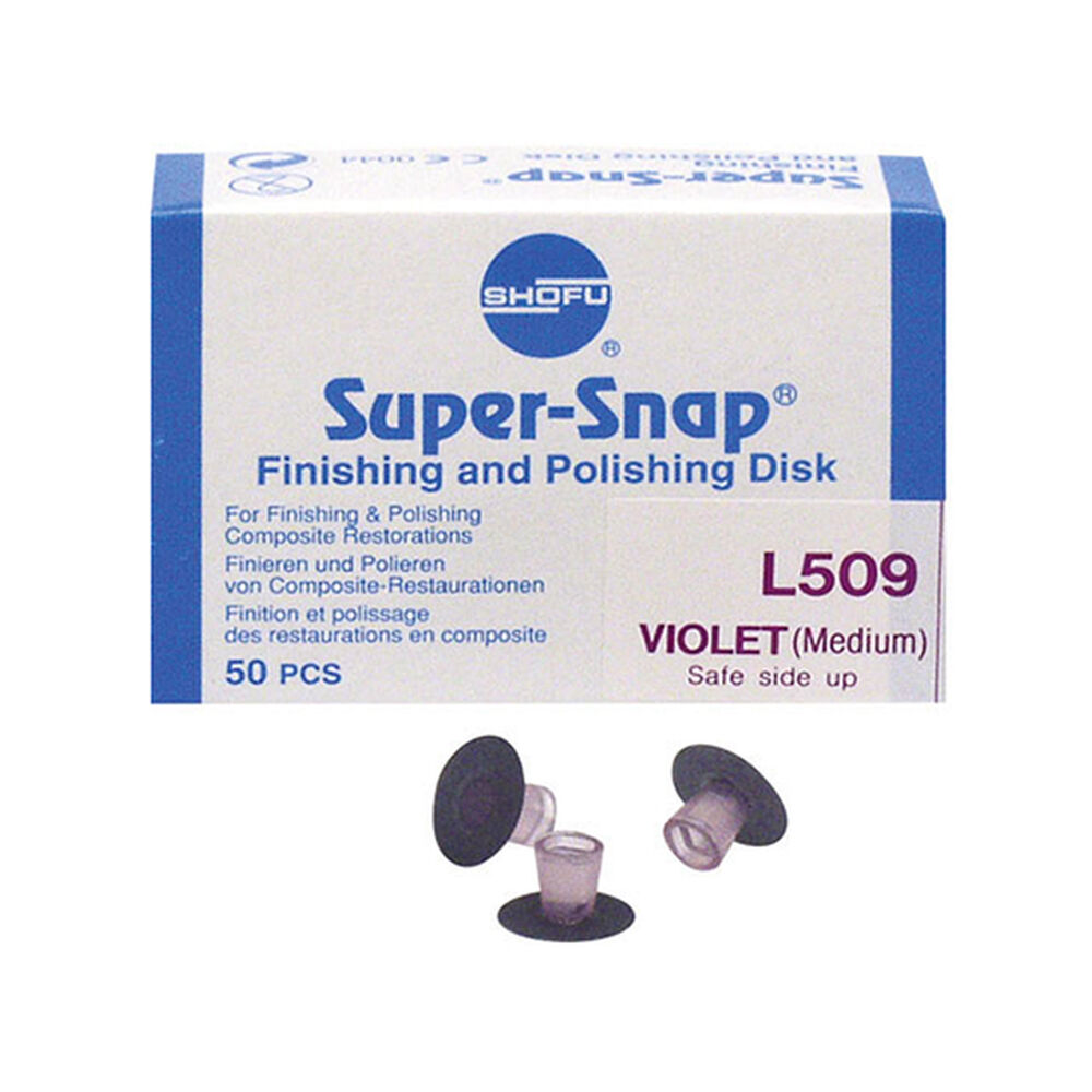 Super-Snap vidutiniai dideli L509 violetinės sp. 1 x 50 vnt. — LT1
